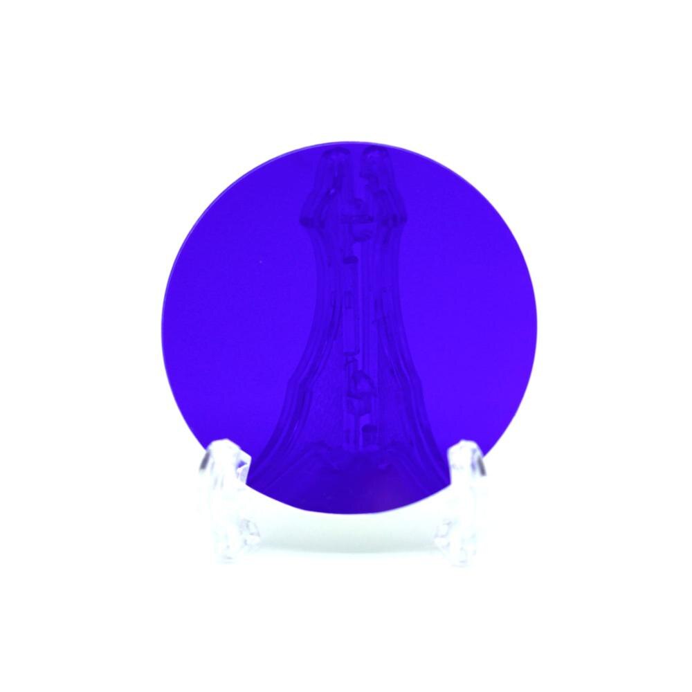 diameter 35mm and 1.5mm thick ZB2 BG3 violet purple glass bandpass ...