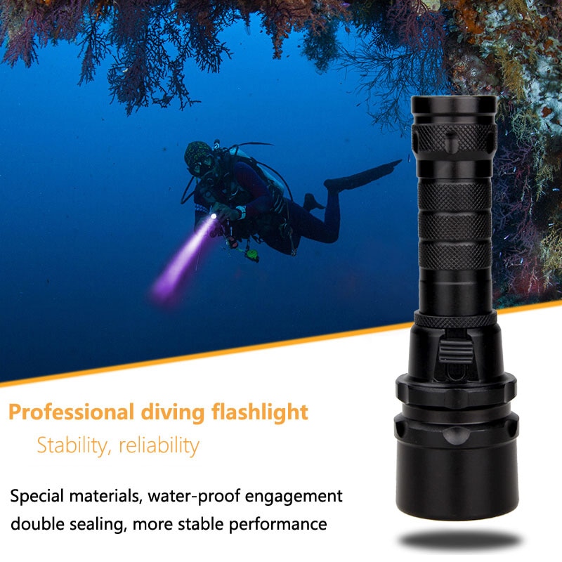 UV Light Underwater Rechargeable 18650 Battery LED... – Grandado