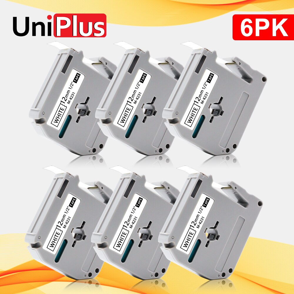 UniPlus 6PK MK-231 M-K231 MK 231 Compatible Brothe... – Grandado