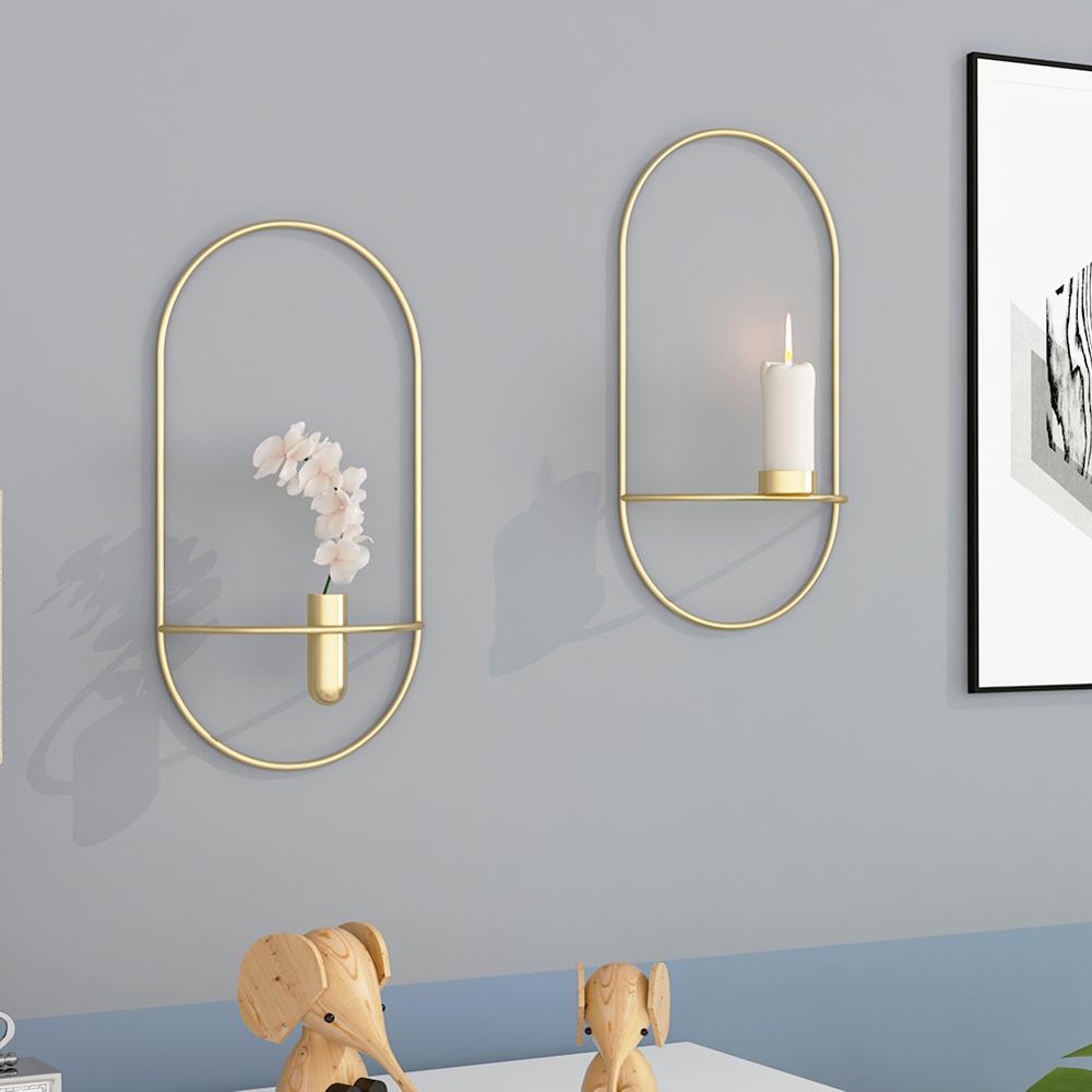 Wall Mounted Candlestick Holder Tealight Candle Ho... – Grandado