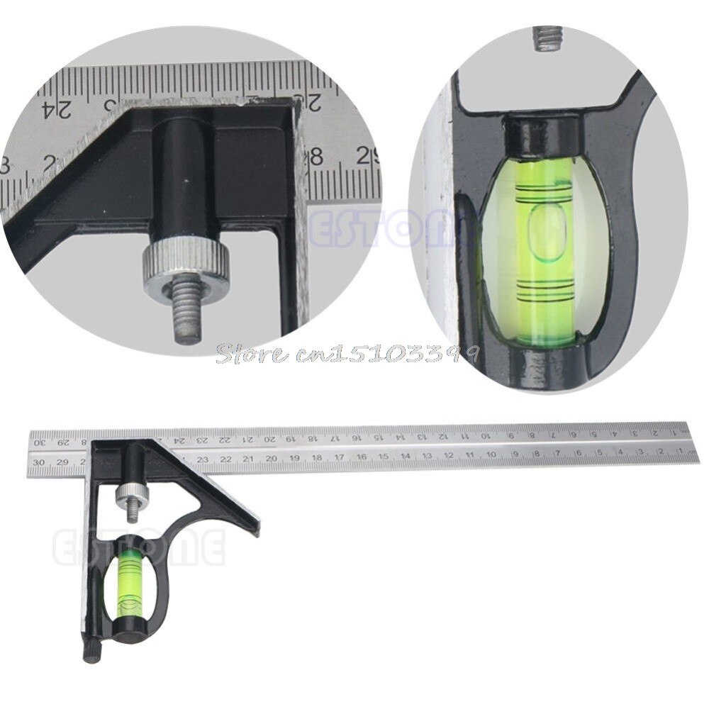 Adjustable Sliding Combination Square Ruler Level ... – Grandado