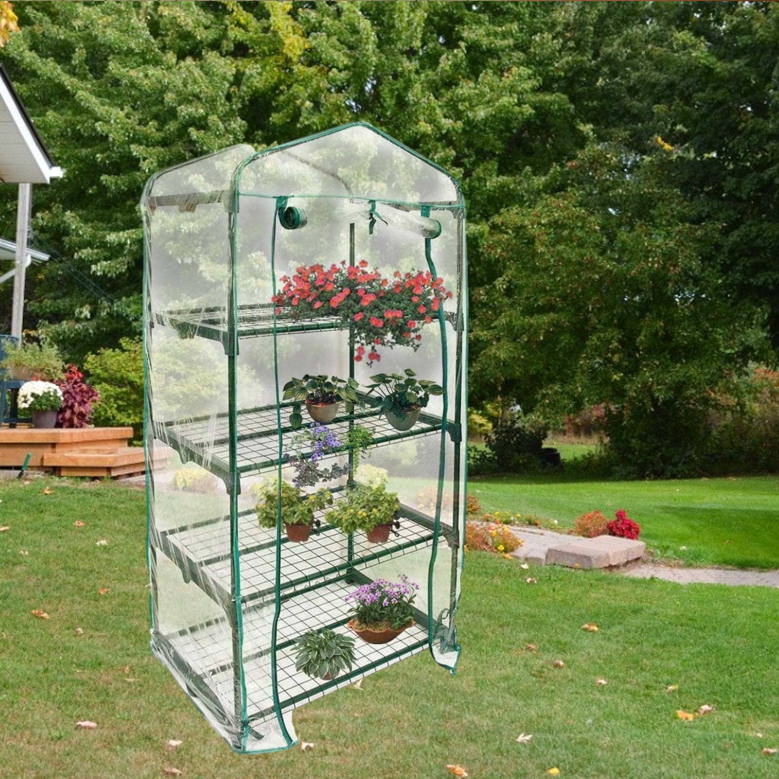 Pvc varm have tier mini husholdnings plante drivhu... – Vicedeal