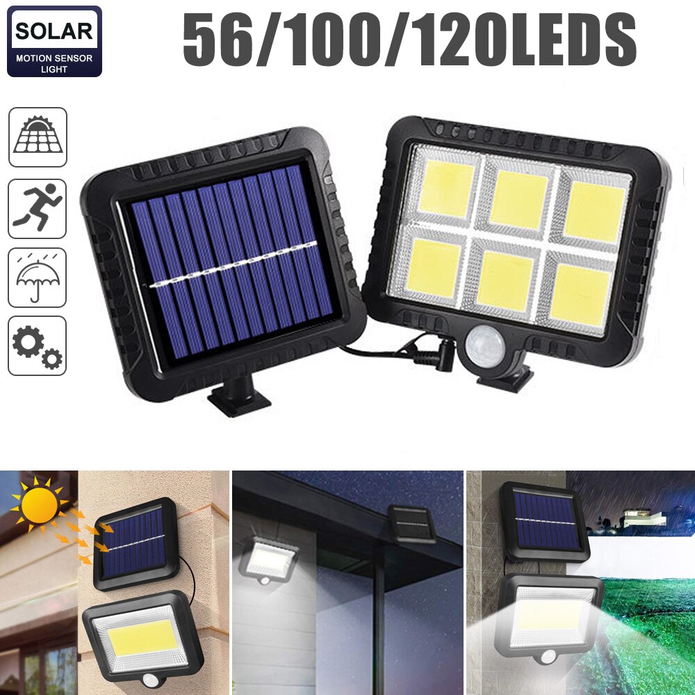 56 Led Pathway Solar Power Light Pir Motion Sensor... – Vicedeal