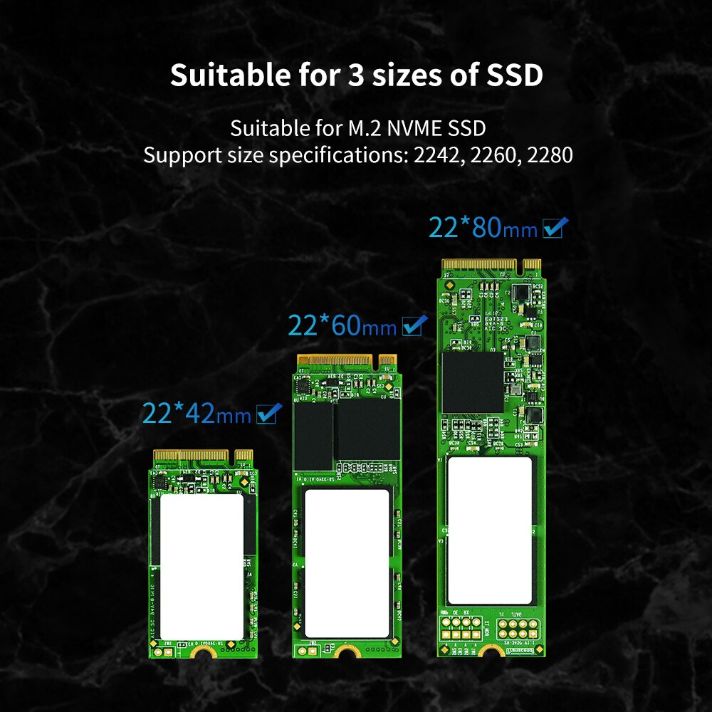 SSK M.2 SSD Case NVME Enclosure M.2 to USB Type C ... – Grandado