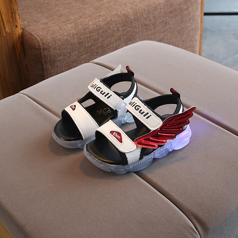 BAMILONG Kids LED Sandals Light Up Children Summer... – Vicedeal
