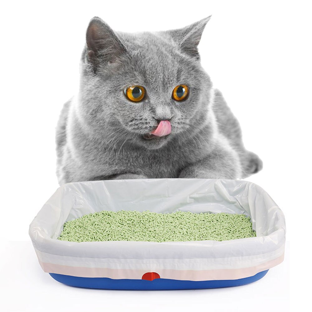 10Pcs Disposable Cat Kitten Litter Box Liner Bag D... – Grandado
