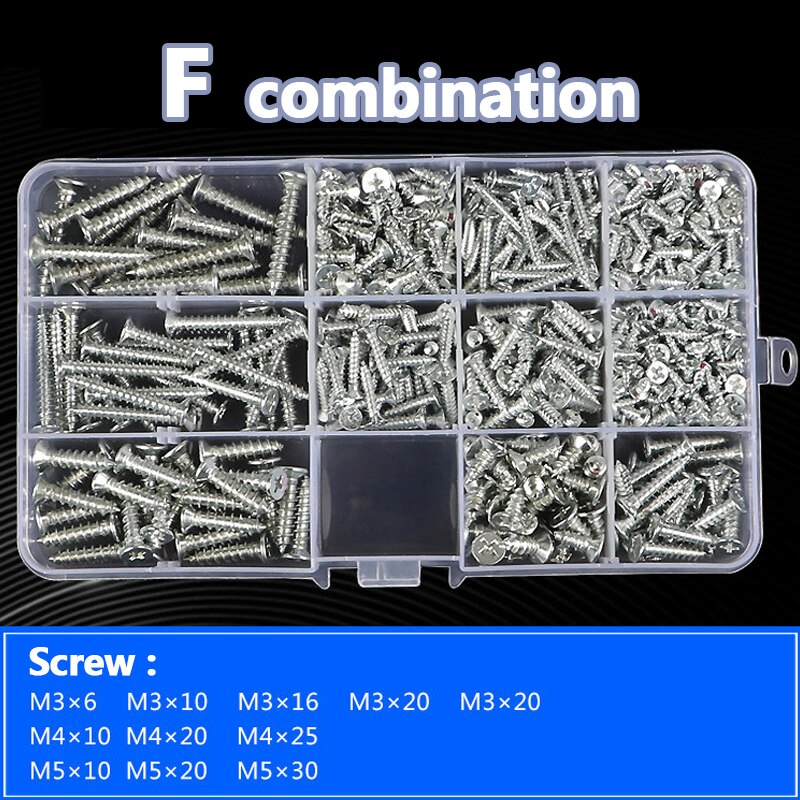 Cross Round Head Screw Nut Gasket Machine Wire Nai... – Grandado