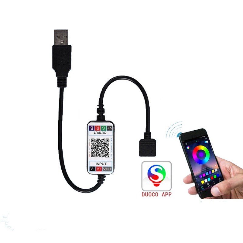 Mini RGB Bluetooth Controller USB Music Controller... – Grandado Mini RGB Bluetooth Controller USB Music Controller... – Grandado