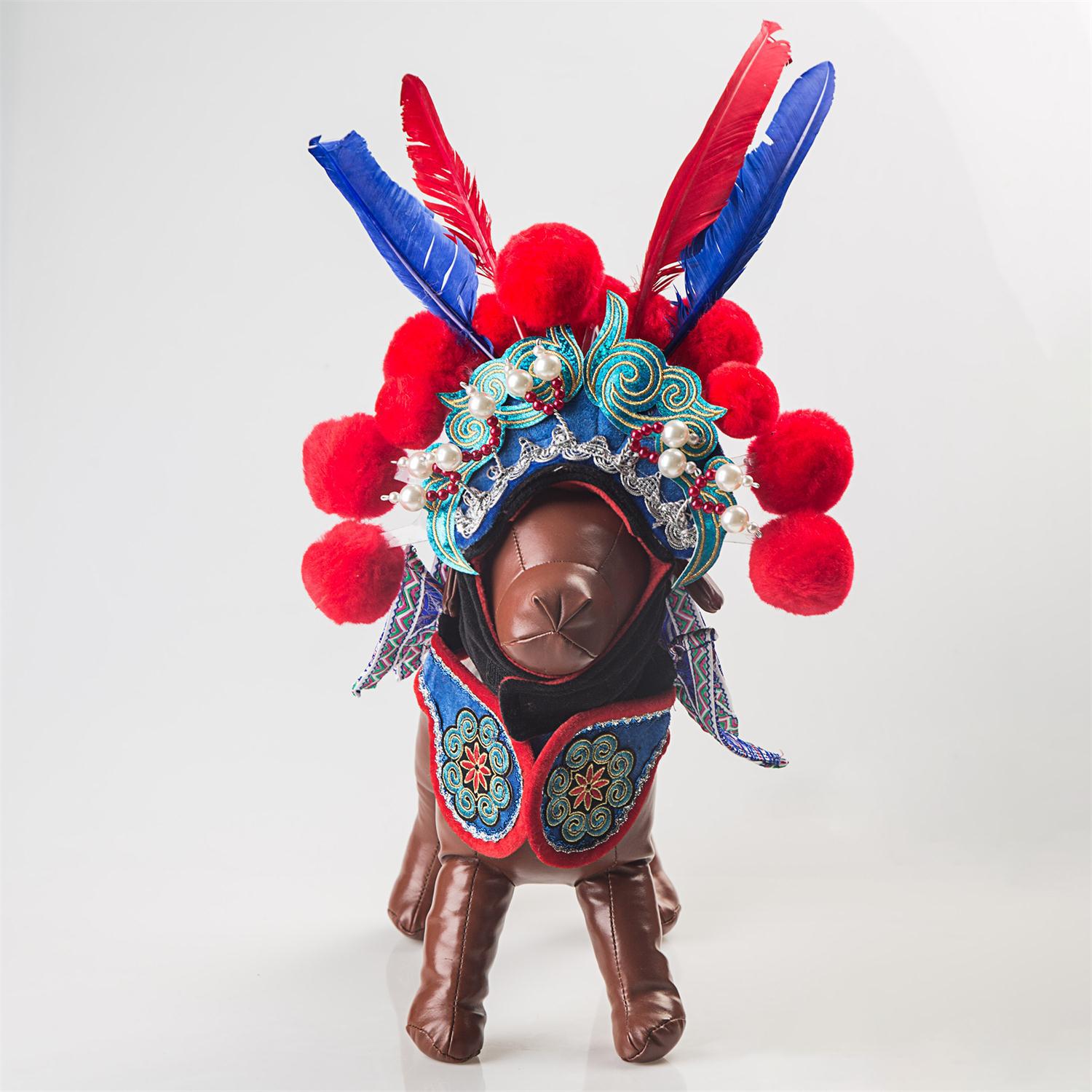 Peking Opera Crown Dog Hat Pet Cat Caps Birthday P... – Grandado