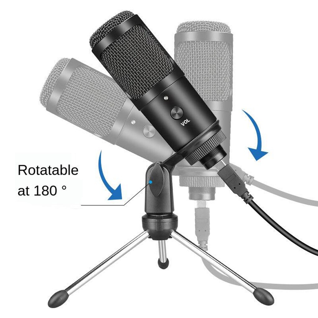 Microfone usb computador portátil microfone conden... – Grandado