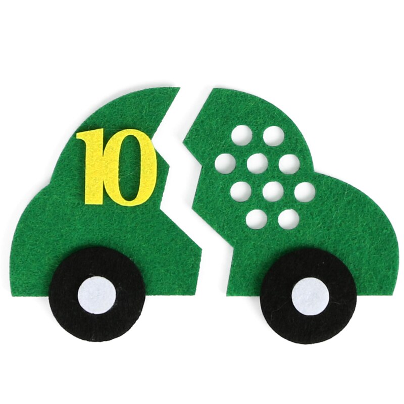 10Pcs/Set Felt Cloth Car Shape Craft Kids Learning... – Vicedeal