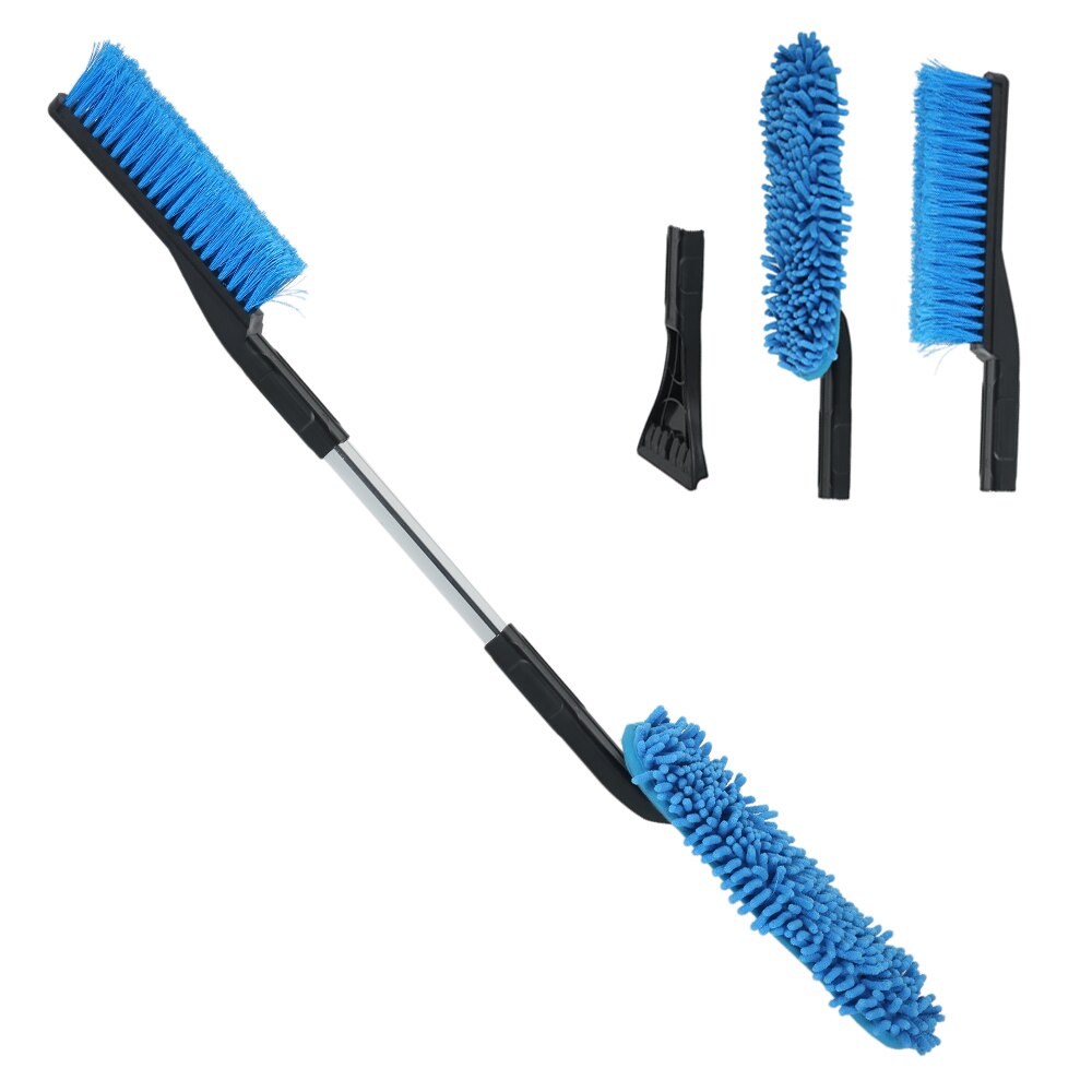 3-in-1 Extendable Snow Shovel Ice Scraper Snow Bru... – Vicedeal