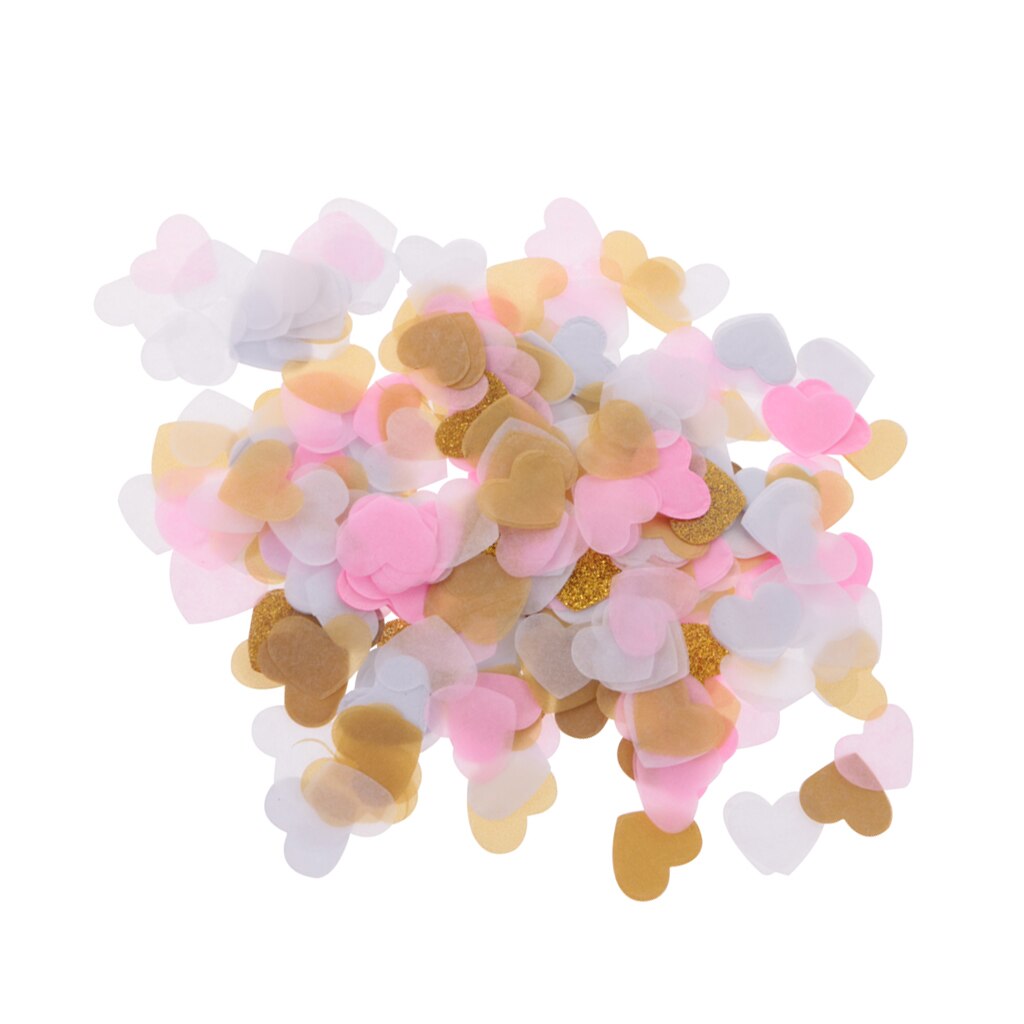 1400Pcs Heart Shape Confetti Tissue Paper Wedding ... – Grandado