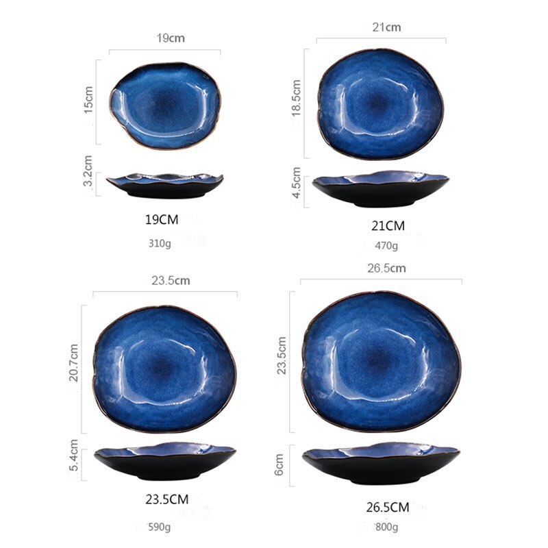 Nordisk keramisk mad fad tallerken husholdning ker... – Grandado
