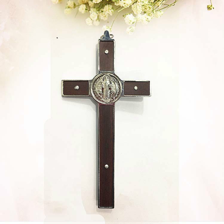Jesus Christ Cross Religious Hanging wall Wood Cro... – Grandado