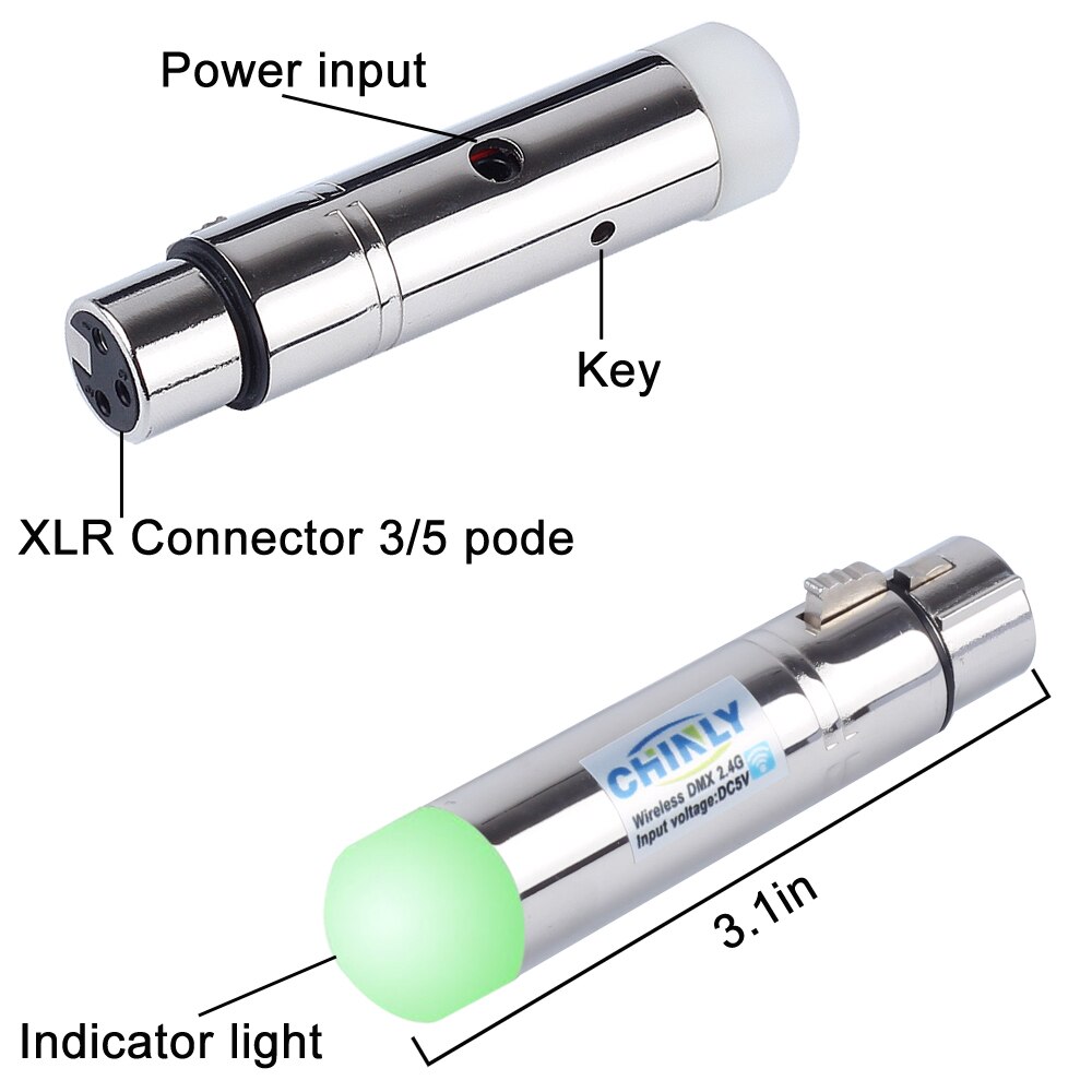 DMX512 Wireless Receiver 2.4G ISM DMX Wireless Lig... – Vicedeal
