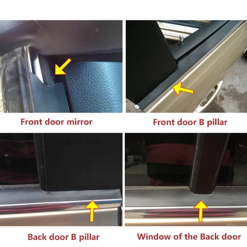 Auto Afdichting Tochtstrip Rand Trim Voor Auto Deu... – Vicedeal