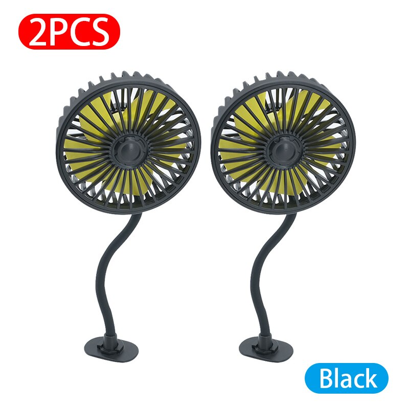 12V Car Fan USB Auto Dashboard Seat Fan Summer Coo... – Grandado