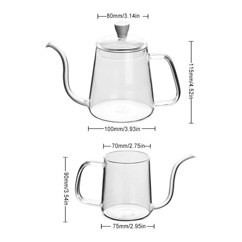 Steel Pour Over Gooseneck Kettle: Small Stainless ... – Grandado