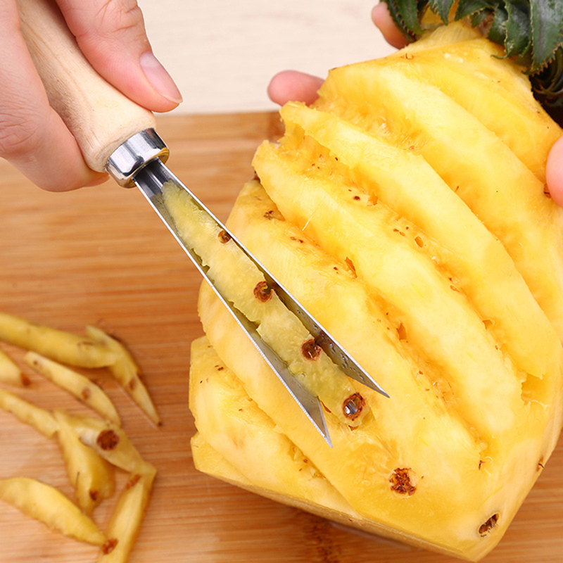 Hifuar Rvs Ananas Dunschiller Set Cut Ananas Naar ... – Vicedeal