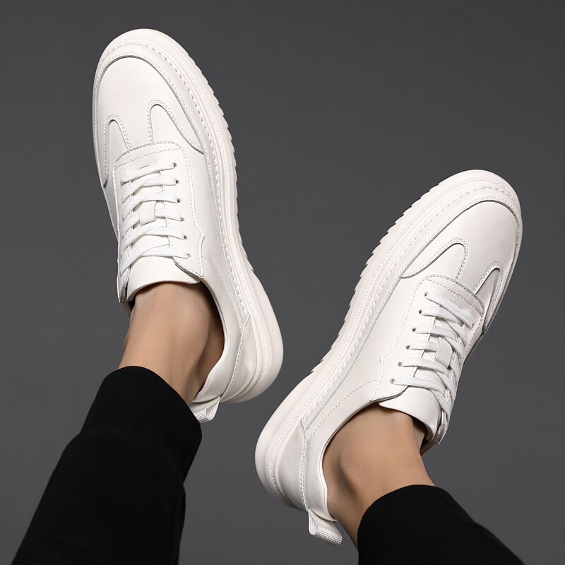 French Trend Men's Shoes Original Single Leather I... – Grandado