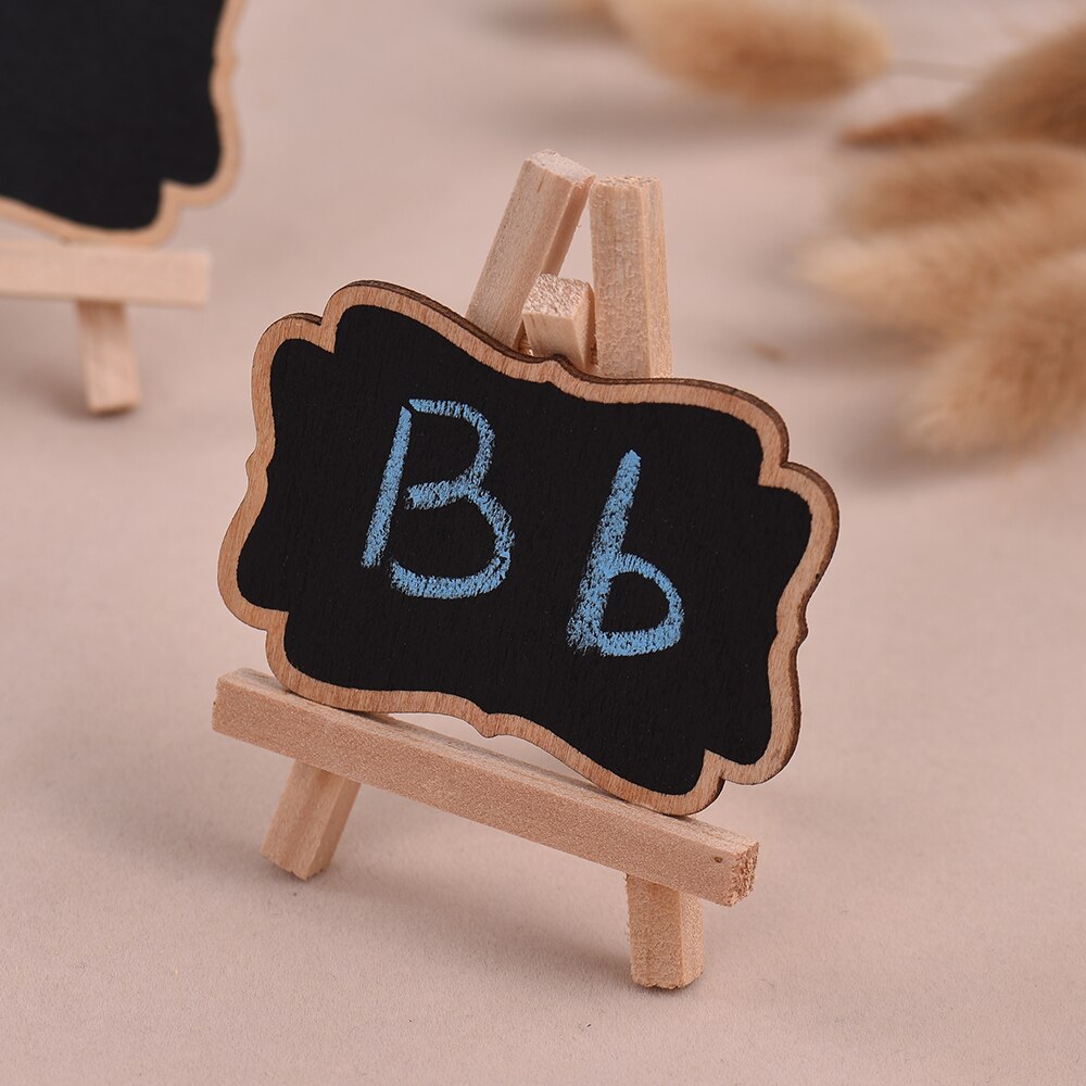 Wooden Craft Small Chalkboard Signs with Easel Sta... – Vicedeal