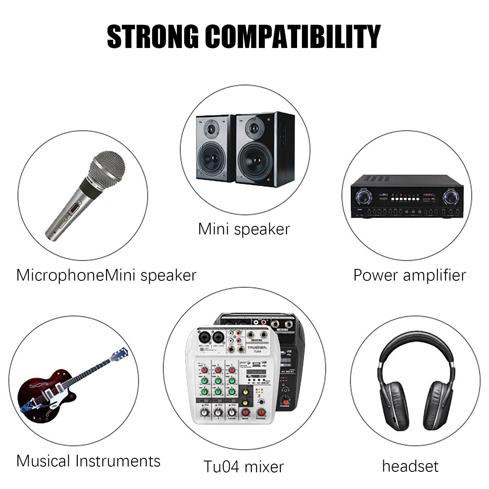 Portable Bluetooth Mini Mixing Console Sound Card ... – Vicedeal