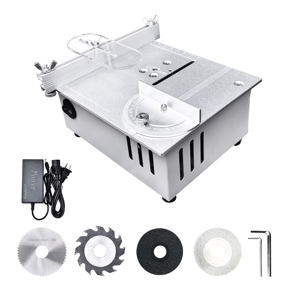 Mini Tafelzaag 110 V-220 V 0-15 Cm Hefbaar Zaagbla... – Grandado