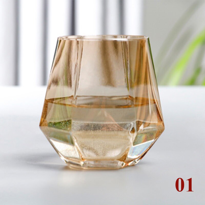 2 Pcs/lot 310ml Hexagonal shape home water glass t... – Grandado