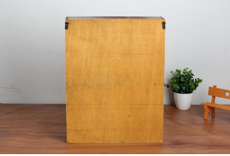 1PC Zakka wood drawer cabinets wooden lockers hang... – Grandado