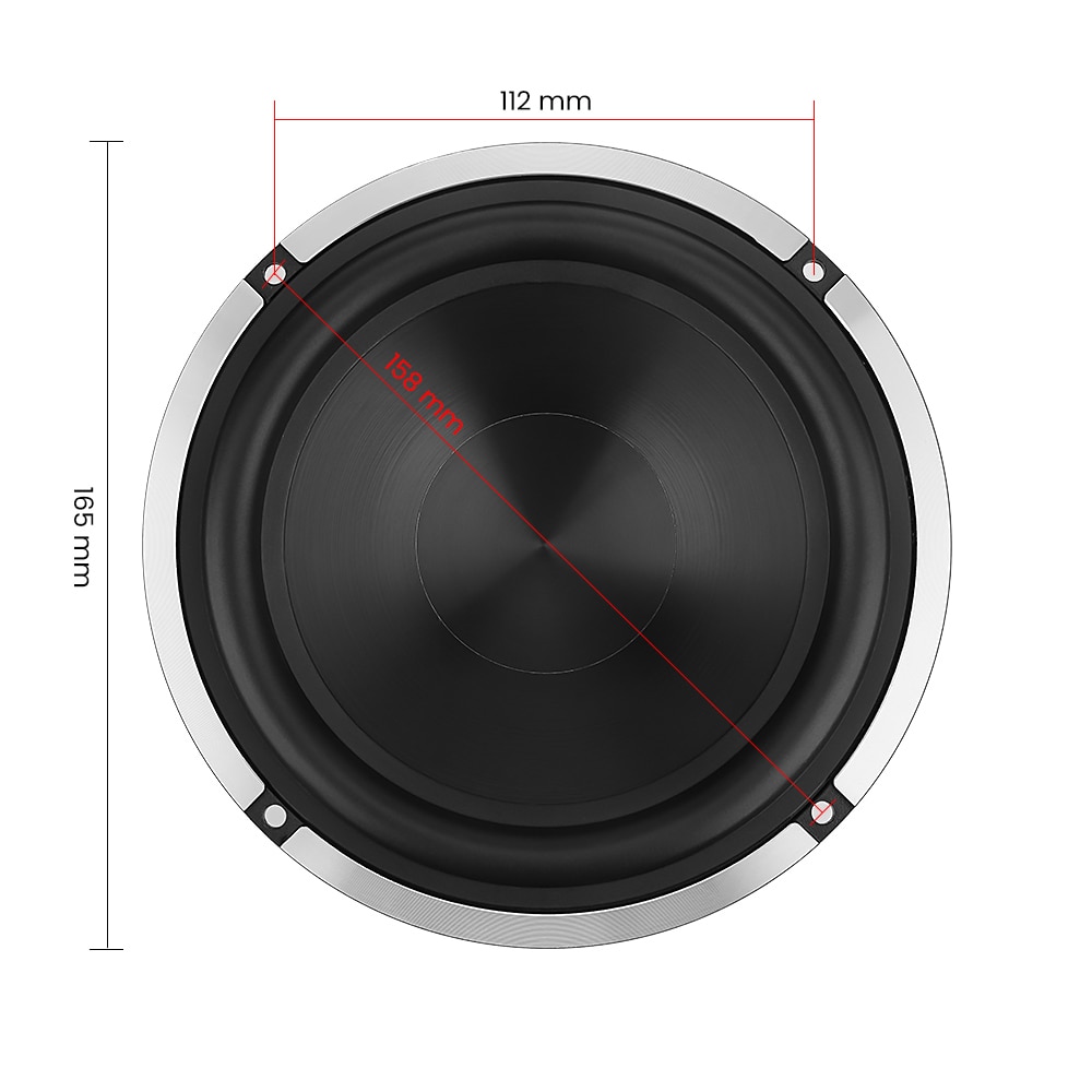 Aiyima 1Pcs 6.5 Inch Woofer Audio Speaker Driver 4... – Vicedeal