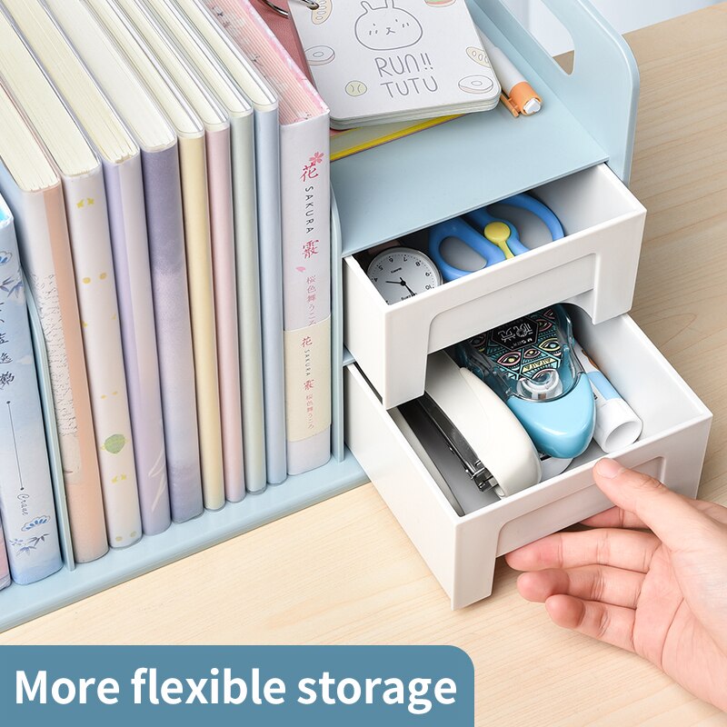 drawer book storage box student file organizer dor... – Grandado