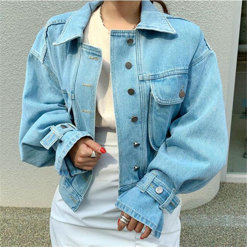 HziriP Autumn Students Chic Denim Casual Feminine ... – Grandado