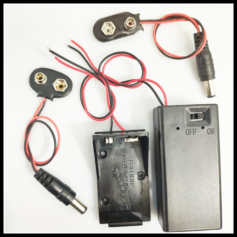 9V 6F22 Batterij Gesp Type T/I Knop Houder Doos Ka... – Vicedeal