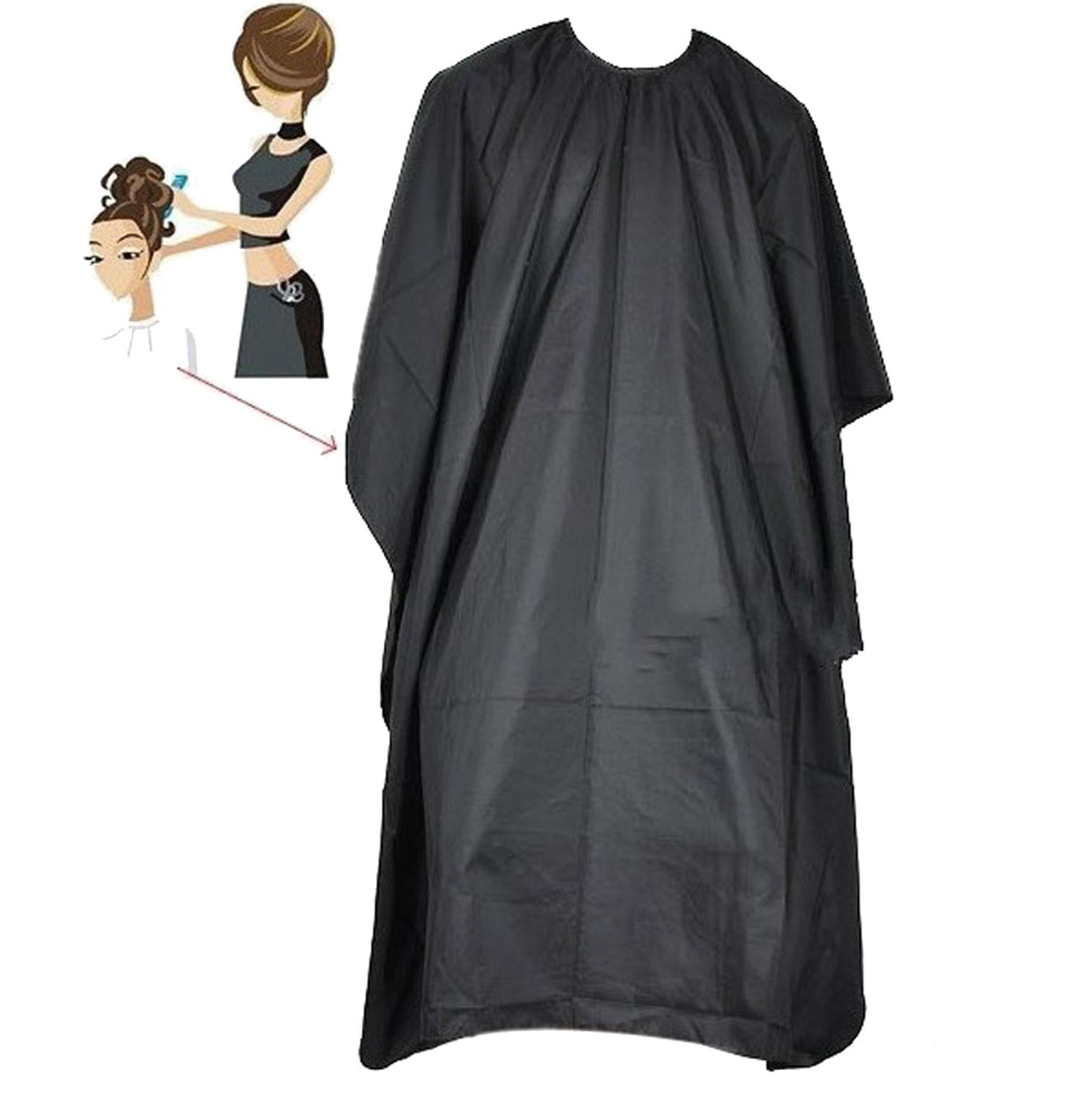 1PCs Black Hairdressing Cape Hair-Cut Salon Barber... – Vicedeal