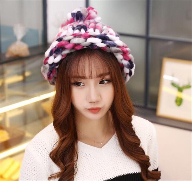 250g Super Bulky Arm Knitting Wool Roving Knitted ... – Grandado