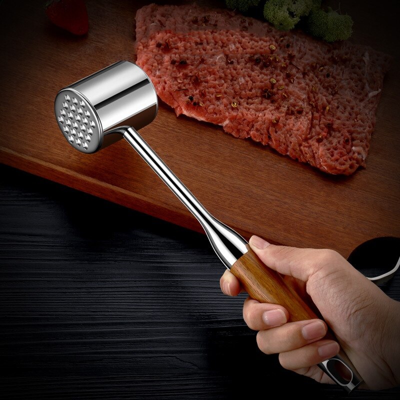 Meat Tenderizers Hammer Solid Stainless Steel Beef... – Grandado