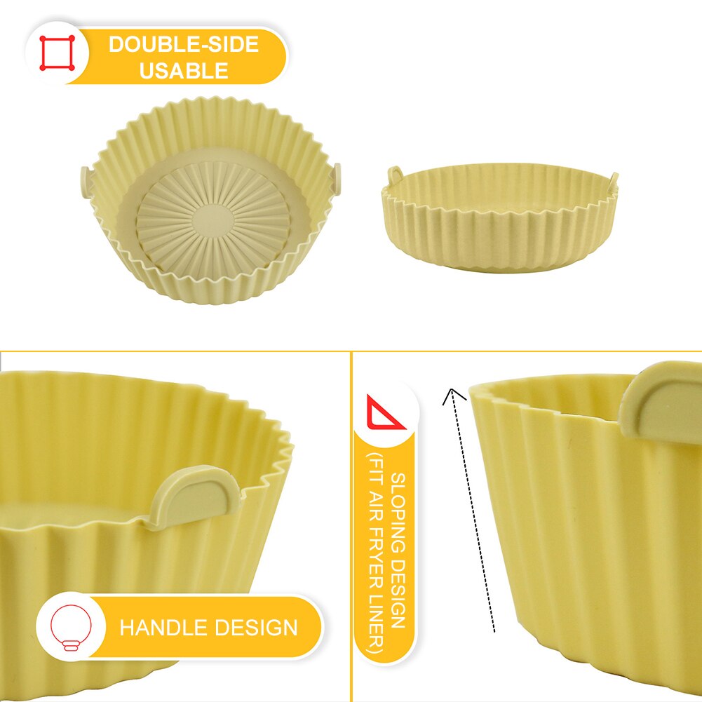 Silicone Pot For Airfryer Reusable Air Fryer Acces... – Grandado
