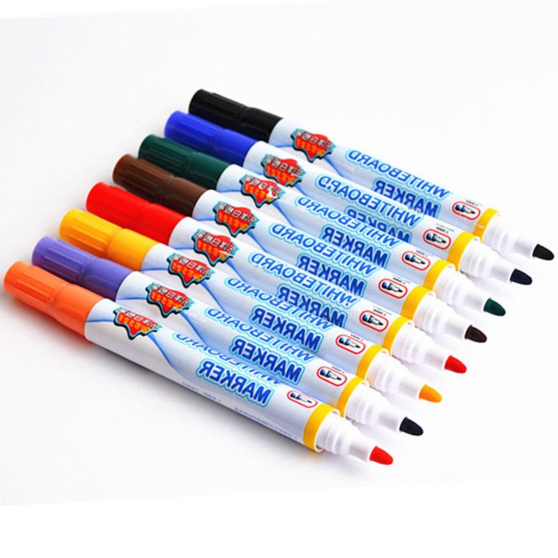 Color erasable pen 8 color set whiteboard pen – Vicedeal