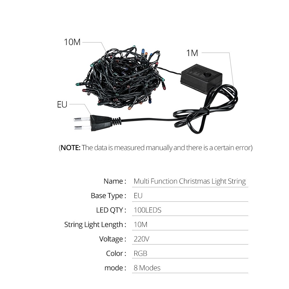 10M Garland Christmas Lights RGB LED String Light ... – Grandado 10M Garland Christmas Lights RGB LED String Light ... – Grandado