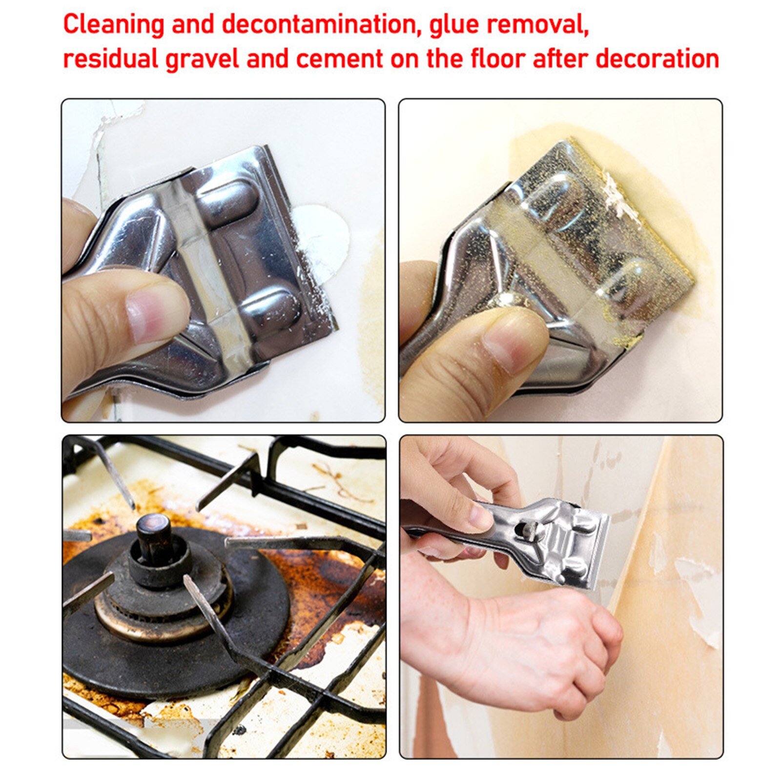 Multifunction Glass Ceramic Hob Scraper Cleaner Re... – Grandado