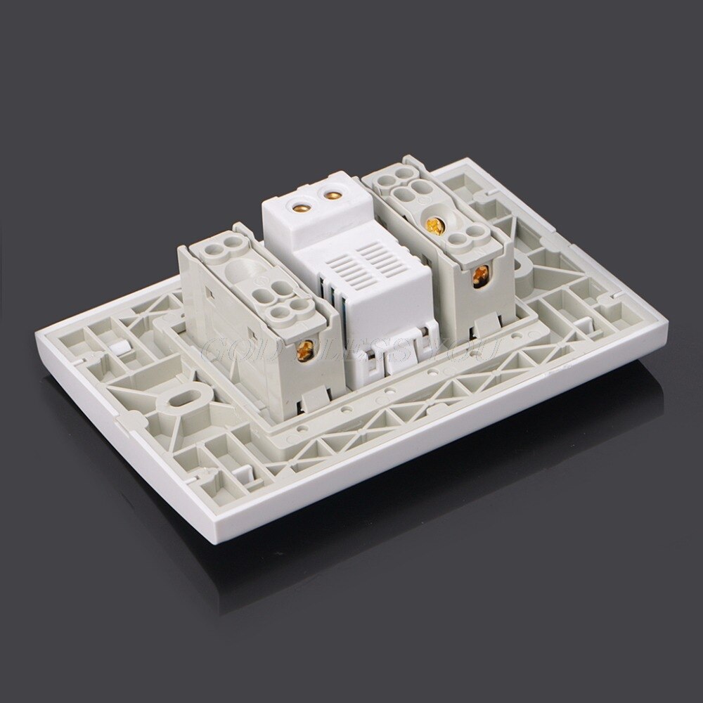 16A Wall Double Italian/Chile Plug Power Socket Ad... – Grandado