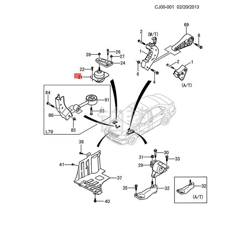 Auto Motor Mount -Bui Cke Xce Lle 1.6LX-Mt Motor V... – Grandado