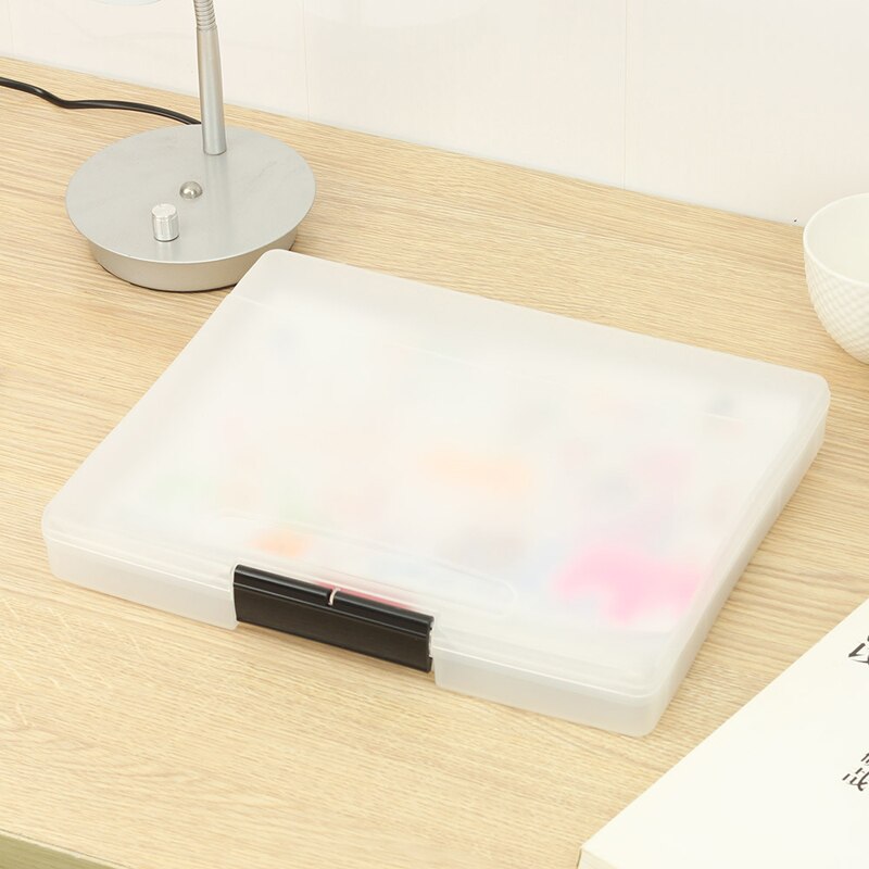 Style white Multifunctional File Box Transparent P... – Grandado