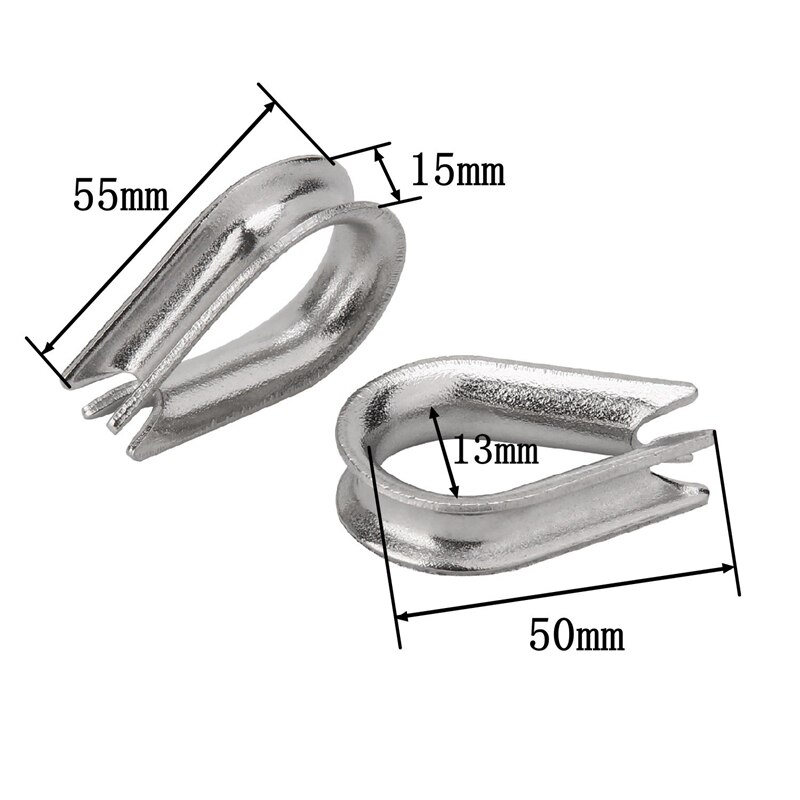 M10 Stainless Steel Thimble, 10 Pack, For 3/8 Inch... – Vicedeal