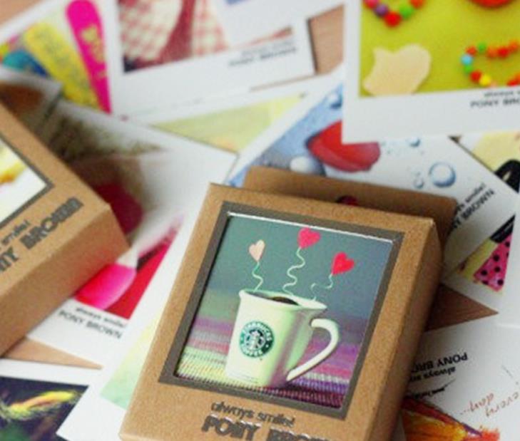 40 Pcs/pack Cartoon Mini Dear Love Heart Lomo Card... – Grandado