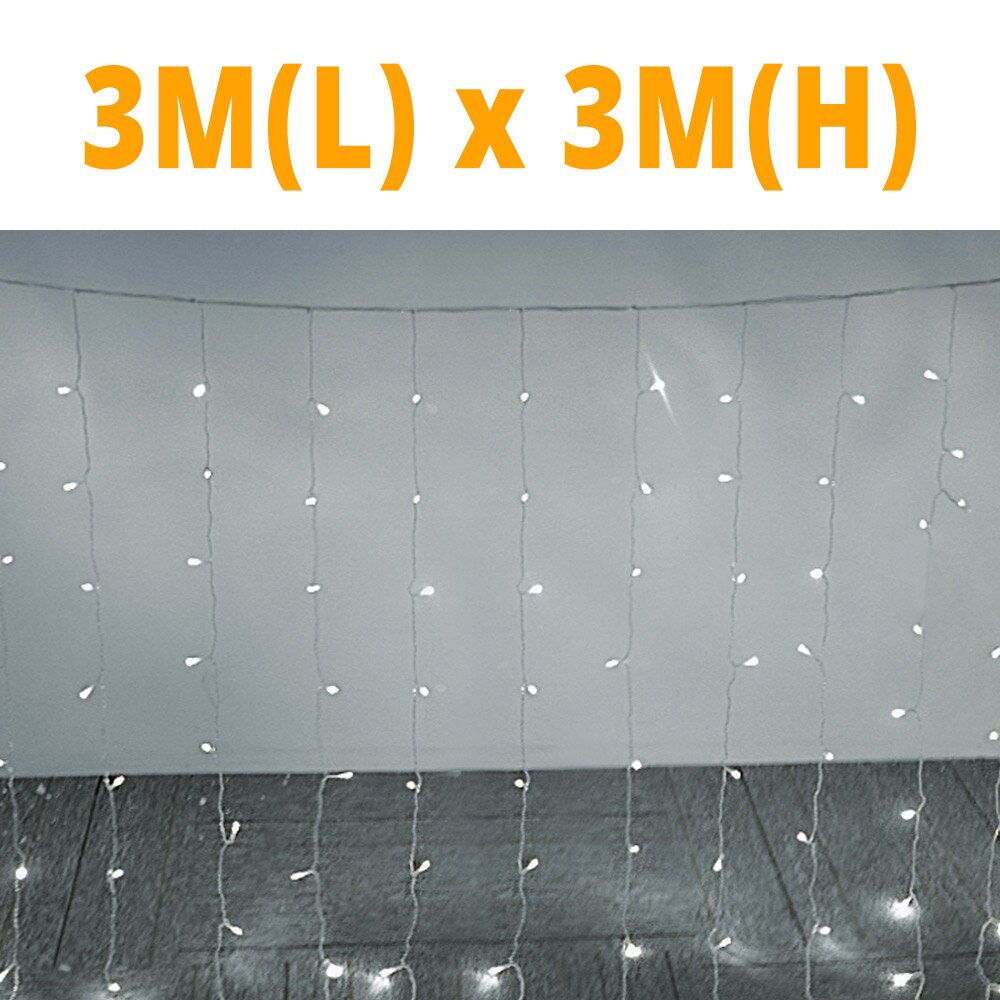 Novelty LED Curtain String Lights 220V 110V Power ... – Vicedeal