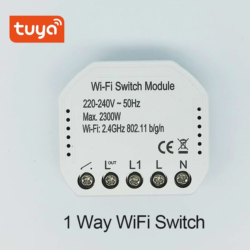 Tuya WiFi Switch Module DIY 1/2 Way Home Breaker A... – Grandado