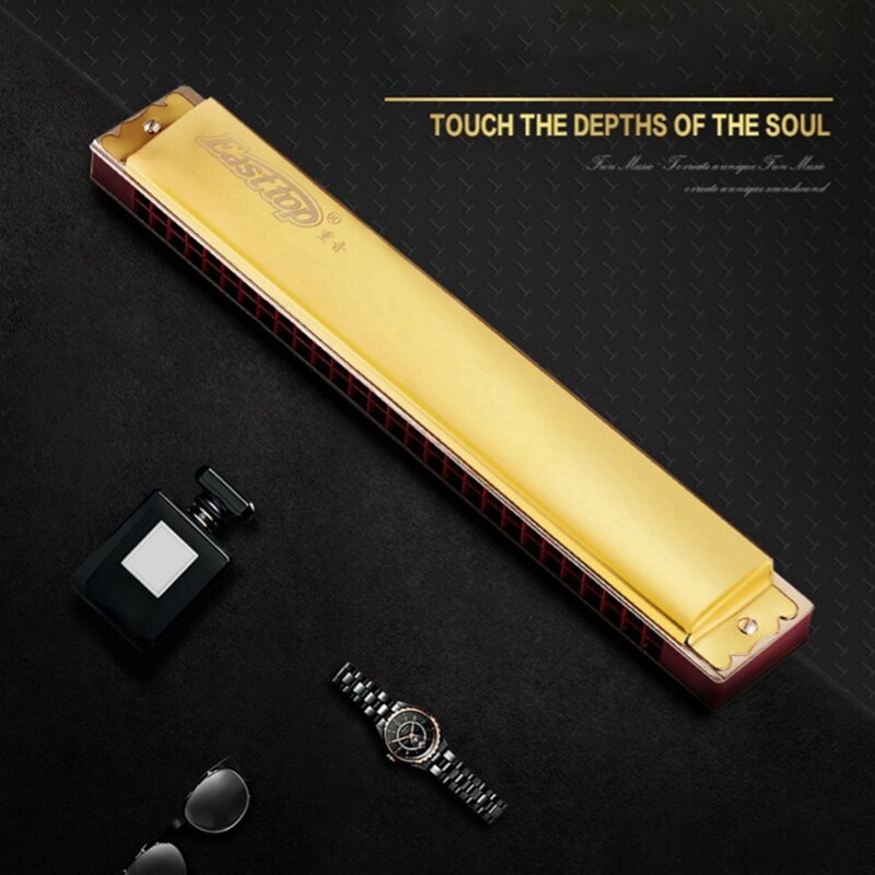 Ad-Easttop High-End Harmonica 28 Hole Harmonica Po... – Grandado