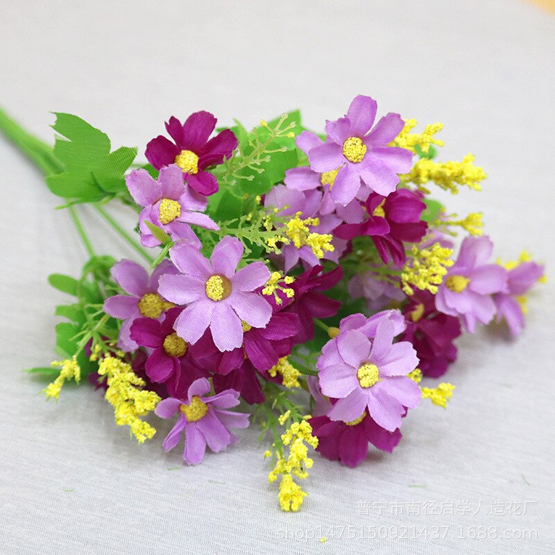 1 Boeket 7 Tak 28 Heads Leuke Zijde Daisy Kunstmat... – Grandado